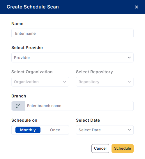 Schedule Scans - Flyingduck Documentation